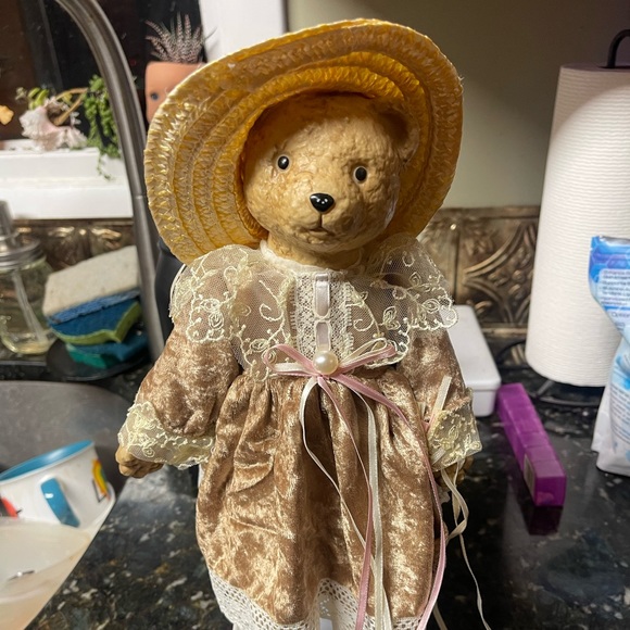 Toys | Vintage Anco Porcelain Musical Bear | Poshmark